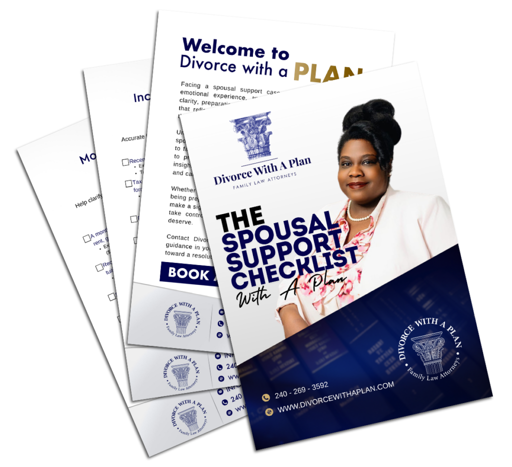 Spousal Support Guide and Checklist - Maryland Divorce Lawyers ...